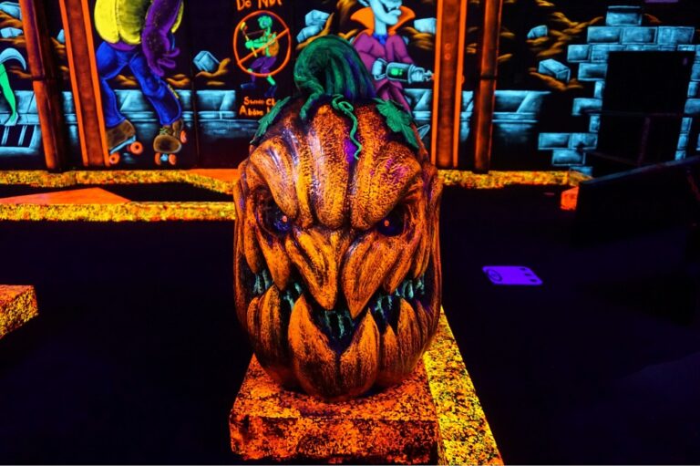 Glow-in-the-Dark Mini Golfing Adventure At Monster Mini Golf