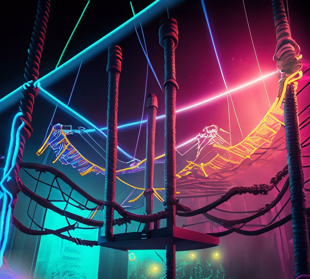 EXPERIENCE THE FUN OF ROPES COURSE | Monster Mini Golf